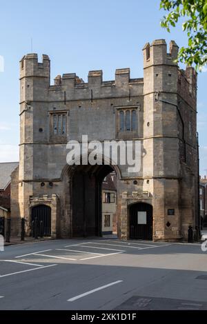 The Grade I listed South Gates at Kings Lynn initially built 1266 and ...