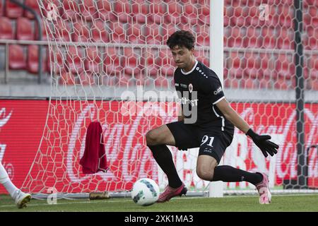 Antwerp's goalkeeper Senne Lammens is pictured during a soccer match between Royal Antwerp FC ...