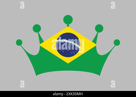Brazil crown shape with Egypt flag Stock Vector Image & Art - Alamy