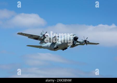 A WC-130 Hercules (65300) aircraft, flown by the Air Force Reserve ...