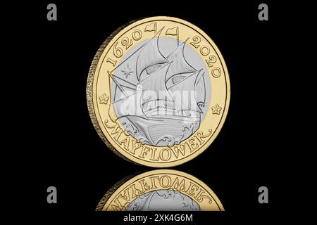 2020 bimetallic £2 coin to commemorate the 400th anniversary of the ...