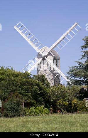 Duck End Mill post mill Finchingfield Essex England 2016 Stock Photo ...