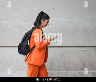 Zarah Sultana, MP for Coventry South, addresses protesters during a ...
