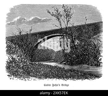 The Cabin John Bridge in Maryland is a historic stone arch bridge that ...