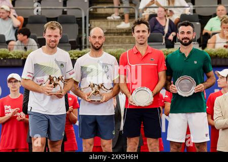 Kevin Krawietz and Tim Putz during the Rolex Paris Masters 1000 ATP ...