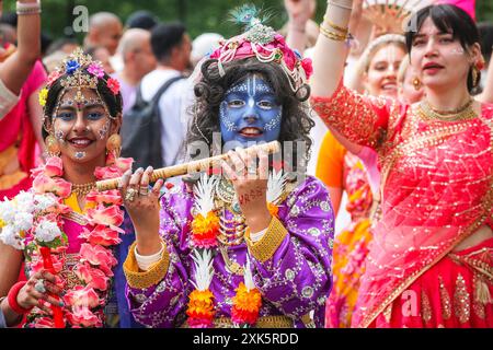 The annual Rathayatra Festival for Lord Krishna and his devotees ...