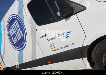 Southern Water van in Brighton Stock Photo - Alamy