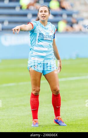 Bridgeview, Illinois, USA. 20th July, 2024. Chicago Red Stars forward ...
