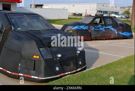 The Dominator and Dominator 2 (right), modified and fortified vehicles ...