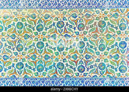 Colorful ceramic times with arab inspired geometric design Stock Photo ...