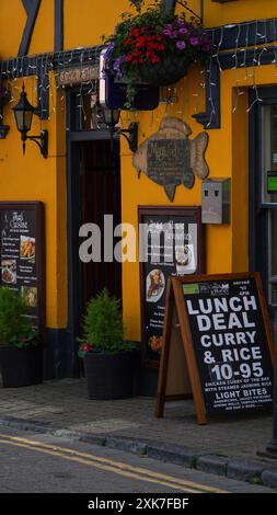 Tenby, Pembrokeshire, Wales - Jul 02 2024: The oldest pub in Tenby, a ...