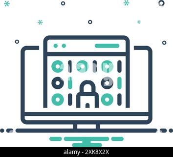 Icon for vulnerability,penetrability Stock Vector Image & Art - Alamy