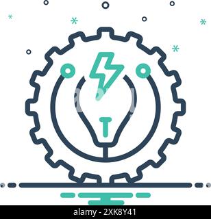 Icon for electric,galvanic Stock Vector Image & Art - Alamy