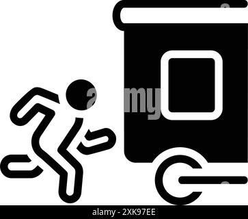 Icon for missed,leave Stock Vector Image & Art - Alamy