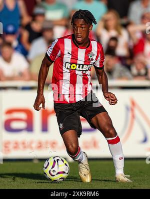 Southampton's Sam Amo-Ameyaw in action during the pre-season friendly ...