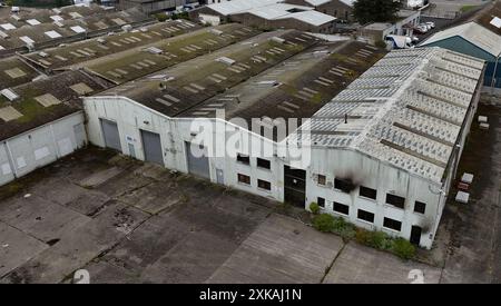 General view of the former Crown Paints factory in Coolock, north ...