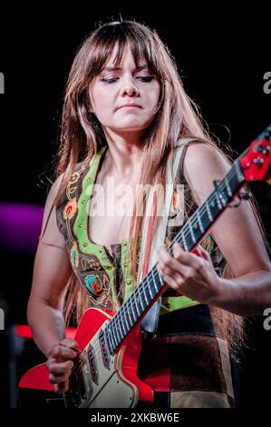 Arielle on vocals & guitar Stock Photo - Alamy