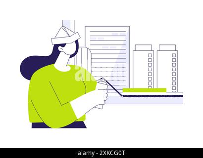 Insulating windows abstract concept vector illustration Stock Vector ...