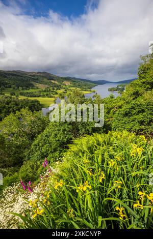 Perthshire, 'The Queens View' - Queen Victoria's favourite vista up ...
