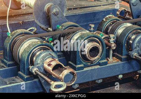 Industrial equipment. Apparatus for the production of cords, plastic ...