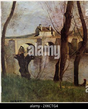 COROT Camille - Le pont de Narni - Narni's bridge 1826 Stock Photo - Alamy