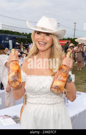 Christie Brinkley attends Ken and Maria Fishel's pre-polo event at ...