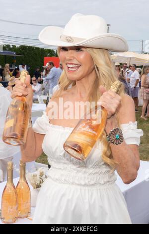 Christie Brinkley attends Ken and Maria Fishel's pre-polo event at ...