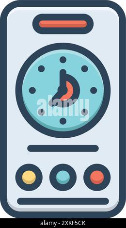 phone call duration, time icon Stock Vector Image & Art - Alamy
