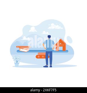 A business man character model sheet for animation. Woman character ...