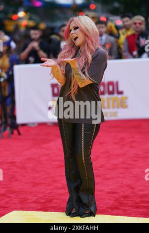July 22, 2024, New York, New York, USA: Actors HUGH JACKMAN, EMMA ...