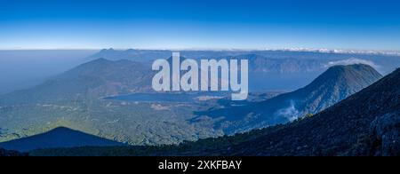 ascent to Atitlán Volcano 3537 m, Atitlán Lake, Sololá Guatemala ...