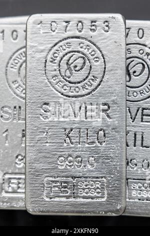 Ag - silver, metal, periodic table of the elements. Ag - silver, metal ...