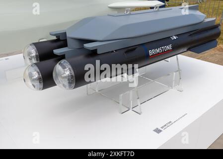 MBDA missile weaponry on display at Farnborough International Airshow ...