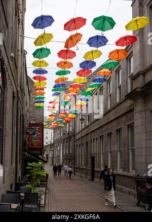 20th , July , 2024, Shiprow Aberdeen. The umbrella project. The ...