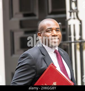 Foreign Secretary David Lammy arrives for a Cabinet meeting in central ...
