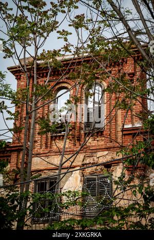 Derelict house - former residence of Leon Trotsky, Buyukada island ...