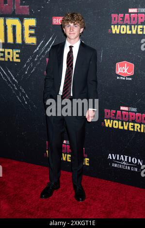 Walker Scobell bei der Weltpremiere des Kinofilms Deadpool & Wolverine ...