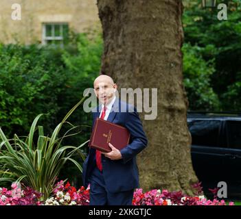 UK Defence Secretary John Healey with managing director John MacSween ...