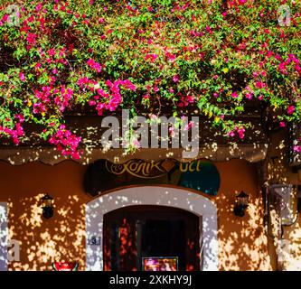 A flower house in Rethymno, Crete island in Greece Stock Photo - Alamy