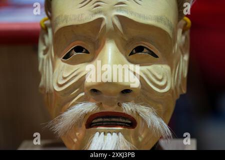 Japanese No Theatre Traditional Mask Stock Photo - Alamy