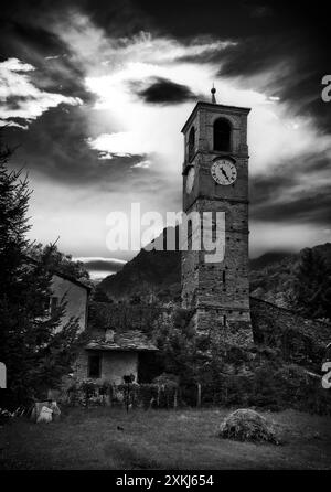 Italy Piedmont Val Pellice Bobbio Pellice Stock Photo - Alamy