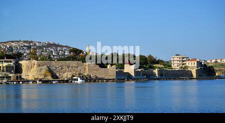 Foca Castle in Foca, Izmir, Turkey Stock Photo - Alamy