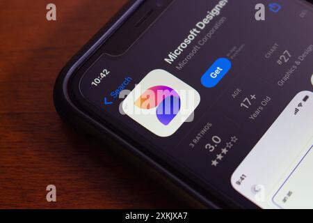 Microsoft Designer App seen in the App Store. Microsoft Designer is a ...