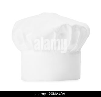 One new chef's toque isolated on white Stock Photo - Alamy
