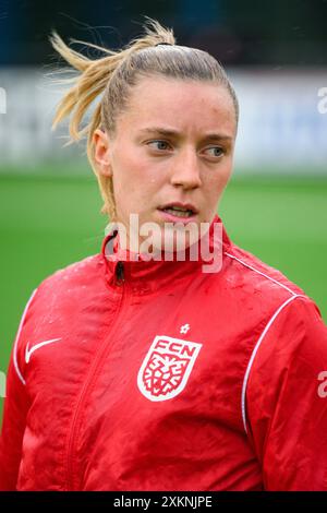 Broendby, Denmark. 15th, June 2024. Amanda Brunholt of FC Nordsjaelland ...