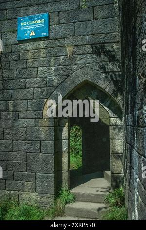 Rivington Castle a scale replica of Liverpool Castle ruins in Lever ...