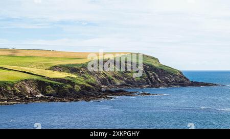 Fields and Farms Cliffs over cliffs, Mothecombe Beach, Mothecombe ...