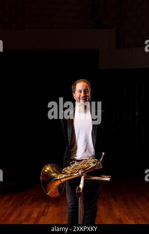 Fleix Klieser French Horn Player from Germany Stock Photo - Alamy