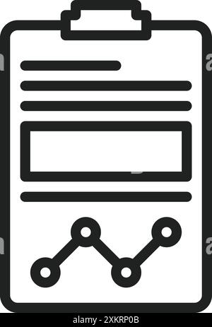 Report icon vector image. Suitable for mobile application web ...