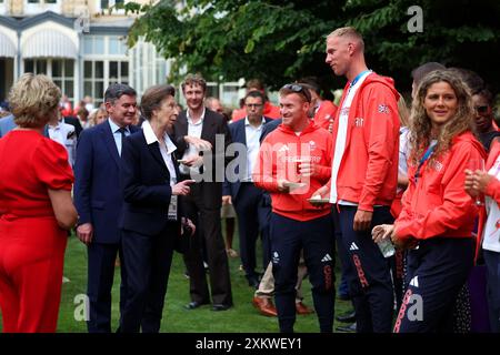 The Princess Royal joins members of Team GB at the Team GB Flagbearer ...